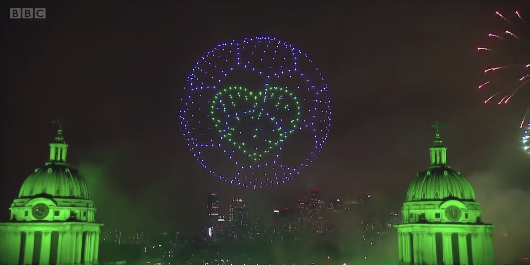 Drones Formed A QR Code Over Austin Texas During SXSW To Promote The Drones Formed A QR Code Over Austin Texas During SXSW To Promote The